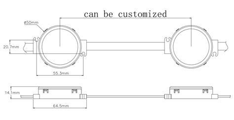 50mm Dmx Rgbw Led Pixel Led Dmx Pixel Light Ledcolourlight Reliable