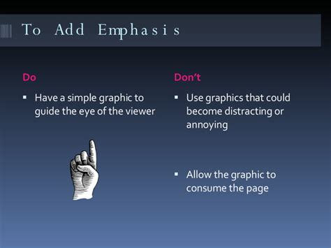 Do S And Dont S Of Visual Design PPT