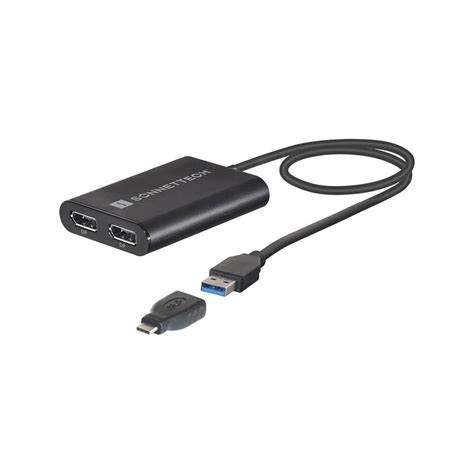 【Sonnet Technologies】DisplayLink Dual DisplayPort Adapter for M1 and M2 ...
