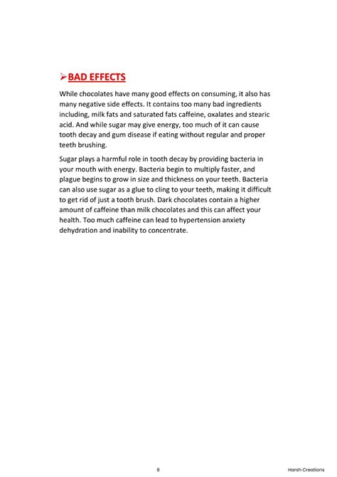 Chemistry Investigatory Project On Chocolate Analysis Pdf