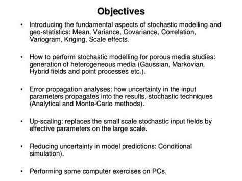 Stochastic Hydrology Lecture 1 Introduction