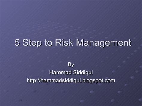 Cfakepath5 Step To Risk Management Ppt Business Business And