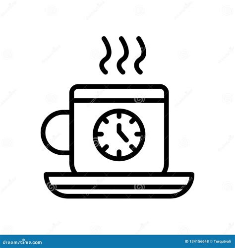 Digital Clock Icon Vector Isolated On White Background Digital Clock Sign Line And Outline