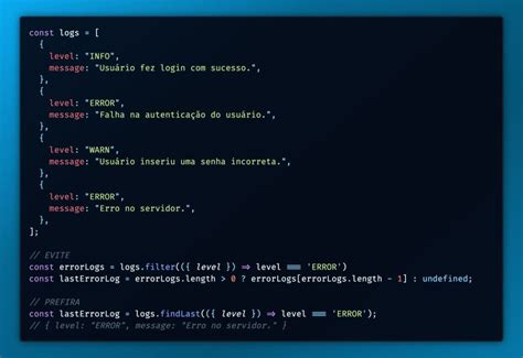 Dica Javascript Use O Findlast Para Buscar O último Elemento De Um