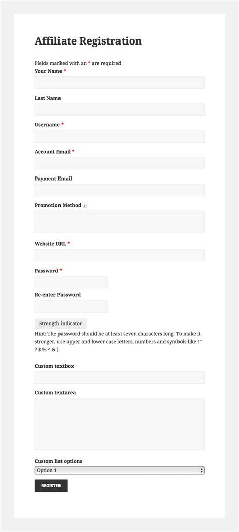 AffiliateWP Forms For Ninja Forms Dokan WordPress
