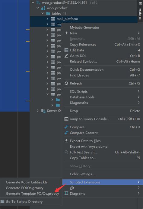 intellij idea idea 根据模板生成代码generate pojos groovy lile segmentfault 思否