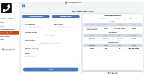 Example Of Call Center Interface Treating A Patient During An Emergency Download Scientific