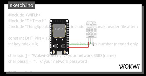 Esp32 Dht Thingspeak Wokwi Esp32 Stm32 Arduino Simulator