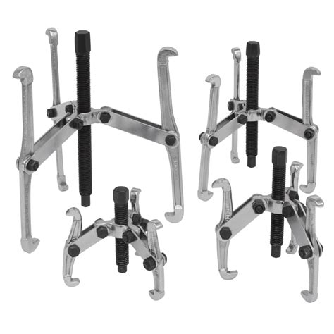 Triple Leg Gear Reversible Puller Set 4pc Mdtools