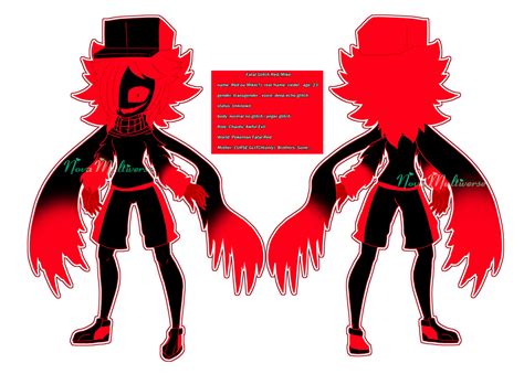 Pokepasta Fatal Glitch Red Or Mike Ref Sheet By Novaexeverse On
