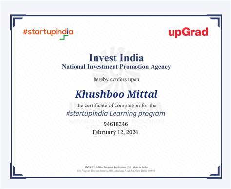 Startupindia Khushboo Mittal