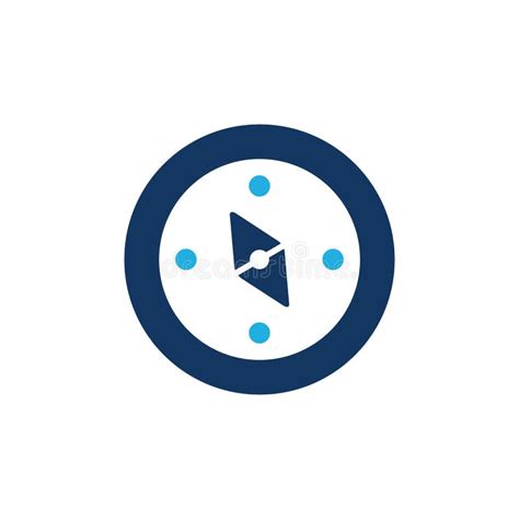 Compasso Logo Icon Design Ilustração Do Vetor Ilustração De Sentido 128204531