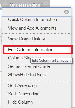 Hiding Columns