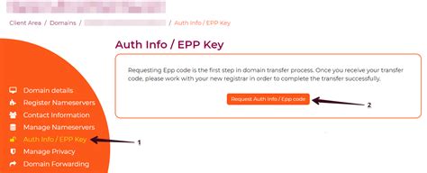 how can i unlock my domain and get my authorization epp code