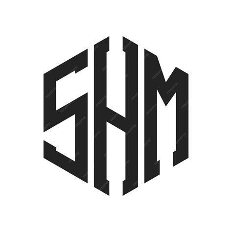 premium vector shm logo design initial letter shm monogram logo using
