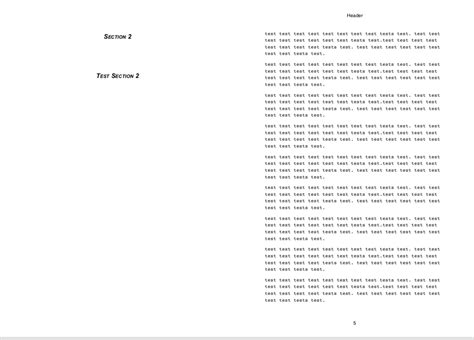 how to remove the header footer on select pages scrivener for macos