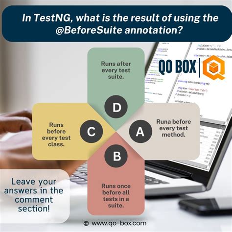 Qo Box On Linkedin 💡 Testng Quiz Time 💻 What Does The Beforesuite
