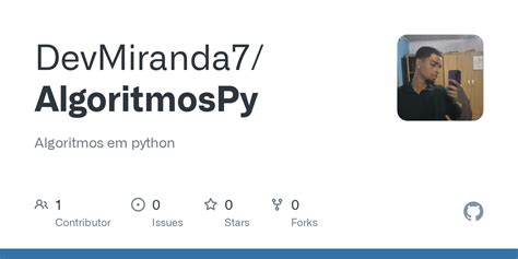 Github Devmiranda Algoritmospy Algoritmos Em Python