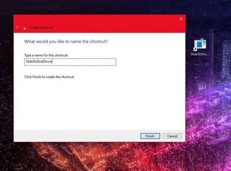How to Slide เพอ ShutDown ลากหนาจอปดคอมฯ บน Windows 10