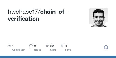 Github Hwchase Chain Of Verification