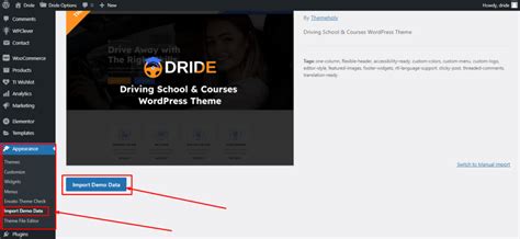 Importing Demo Contents Themeholy