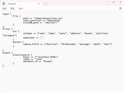 Aws Logstash를 사용하여 Csv 파일 정보 추출 및 Kibana 시각화 — Bible Lee Data