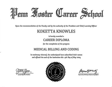 Career Diploma Billingandcoding Ppt