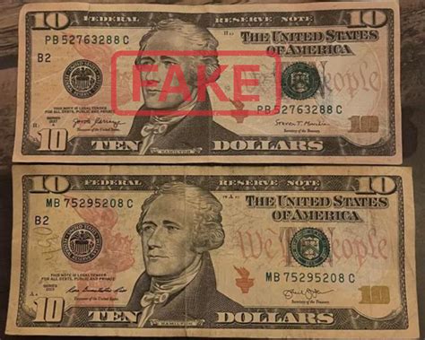 can you spot the fake 10 bill newsweek