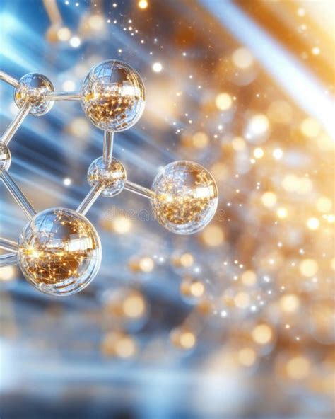 Close Up Of Periodic Table With Highlighted Metals And Floating Atomic