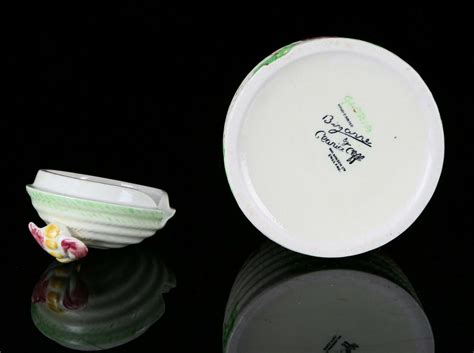 Clarice Cliff Gloria Bizarre Wilkinson Art Deco Pottery Honey Preserve Pot Jar — Pm Antiques