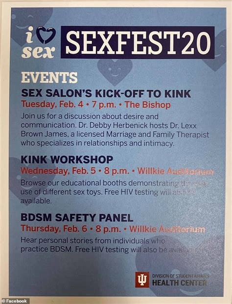 Indiana University Defends Its Sex Fest Featuring Bdsm Safety Demonstration Daily Mail Online