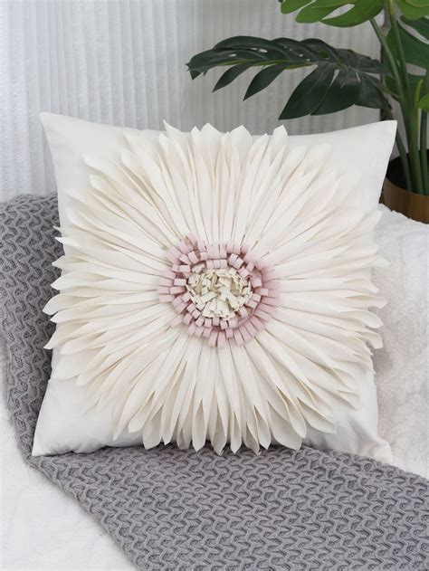 Capa De Almofada Sem Enchimento Decoração De Flores Jogar Capas De