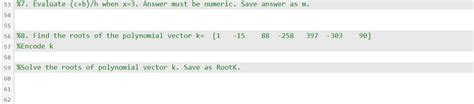 Solved For The Following Polynomials 1 Convert The Symbolic