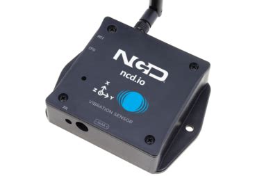 IoT Wireless Vibration And Temperature Sensor Monitoring System