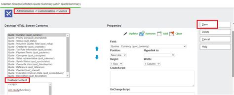 Notify User To Complete Quote Line Items Sage Crm Tips Tricks And Components