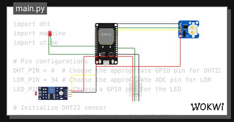 ESP LED DHT LDR SD Card Copy Wokwi ESP STM Arduino Simulator