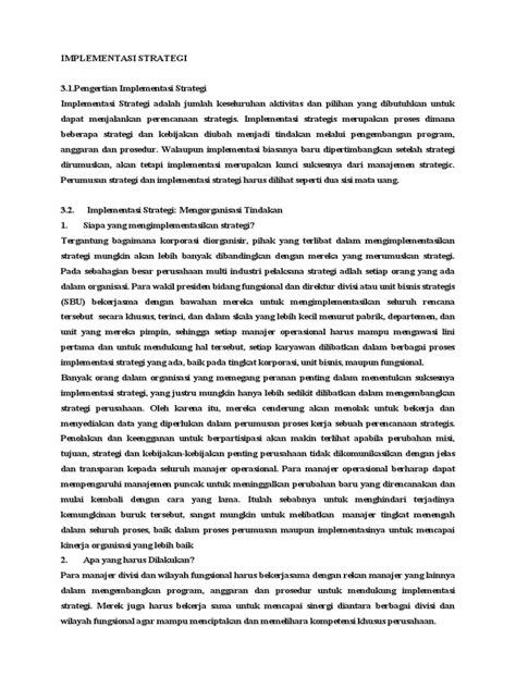 Implementasi Strategi 1 Pdf