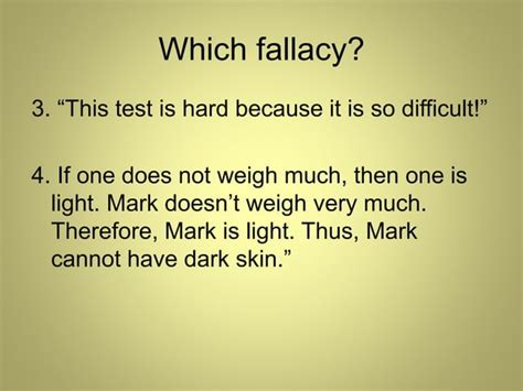 Critical Thinking Fallacious Reasoning Ppt
