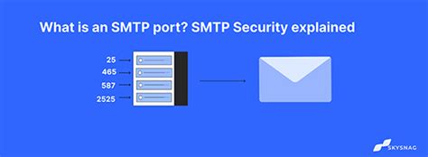 What Is A Secure Smtp Port Smtp Security Explained Skysnag