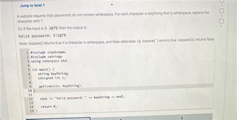 Solved A Website Requires That Passwords Do Not Contain Chegg