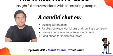 Ep 31 Mohit Kumar Decoding The Ultrahuman Hype W Mohit Kumar Ultrahuman