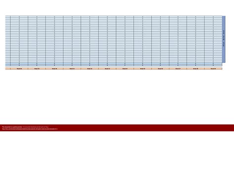 Waterfall Project Planner With Gantt View MS Excel Template Excel XLS