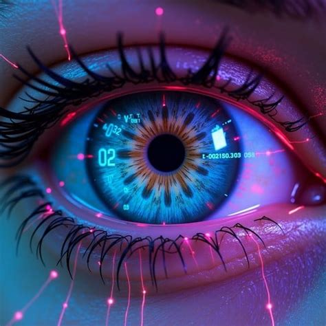 Free Digital Iris Interface Image Download At Stockcake