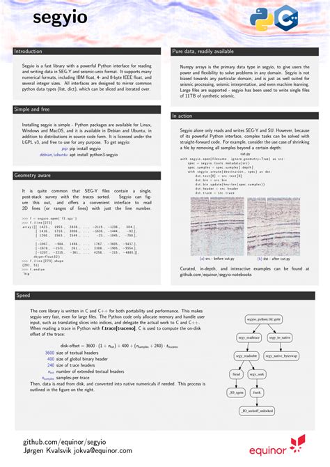Pdf Before Machine Learning Handling Seismic Data With Python And Segyio