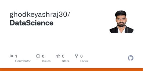 github ghodkeyashraj30 datascience