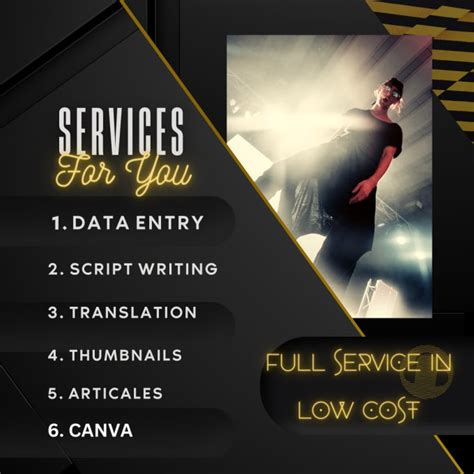 do data entry script writing translation and canva design by