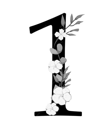 Vector Sign With Flowers Decorations Premium Ai Generated Vector