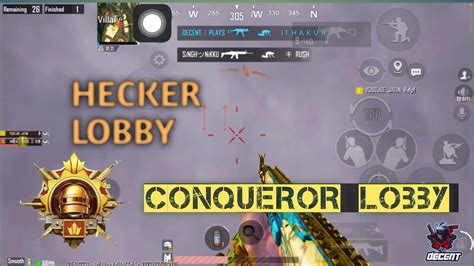 conqueror lobby in dou rank push 1phone 7 game play youtube