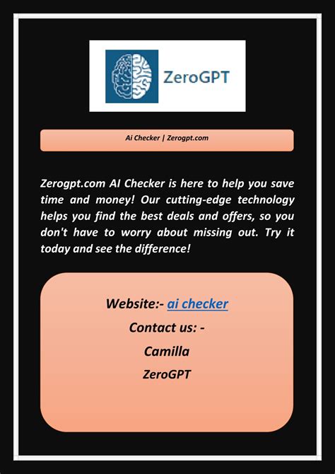 PPT Ai Checker Zerogpt Com PowerPoint Presentation Free Download ID 12226386