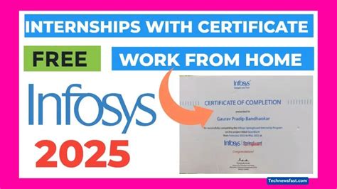 Infosys Springboard Virtual Internship Program 2025 For Freshers